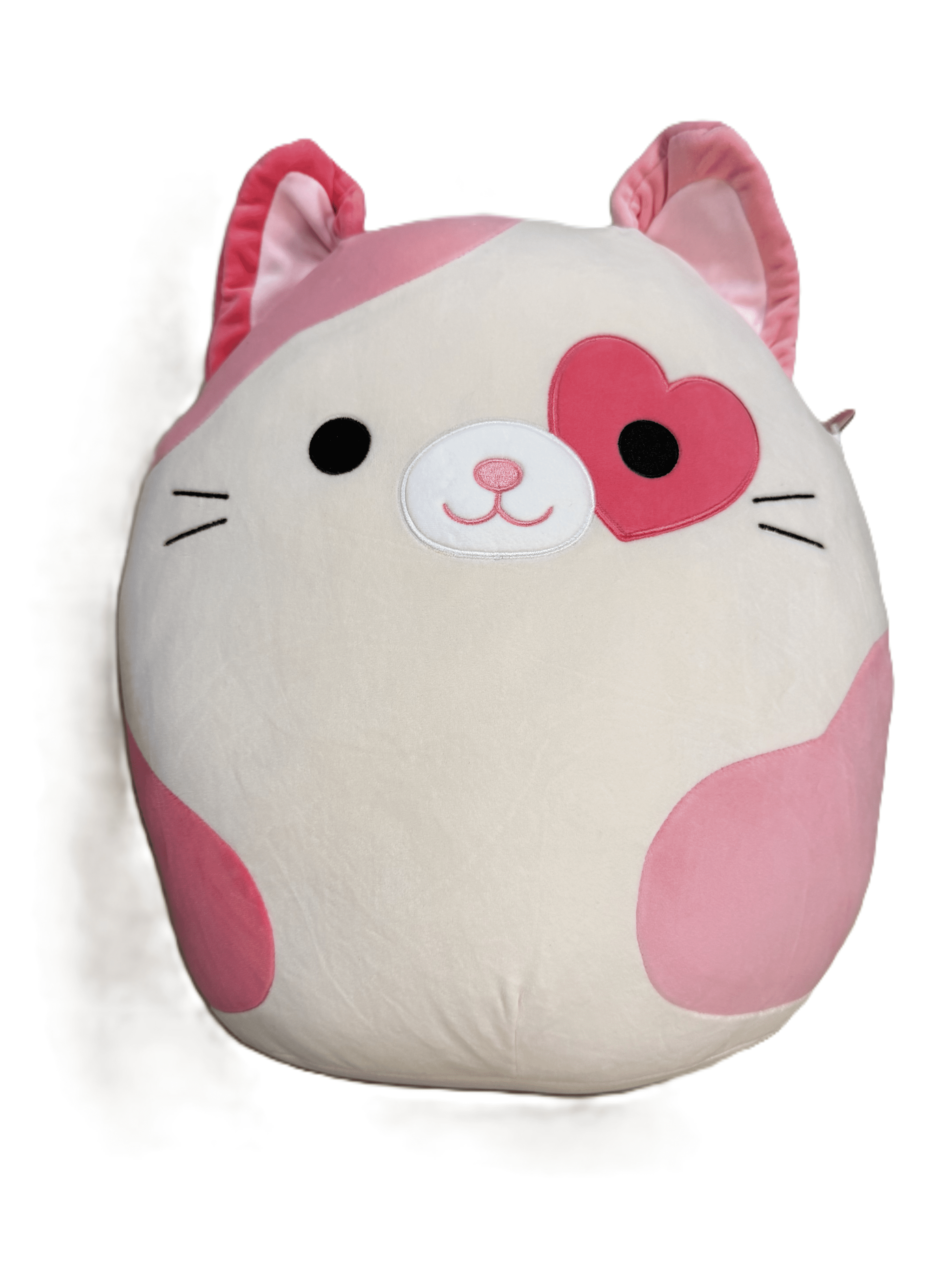 Squishmallows Original 16 Inch Susan Q the Pink and White Cat Plush ...