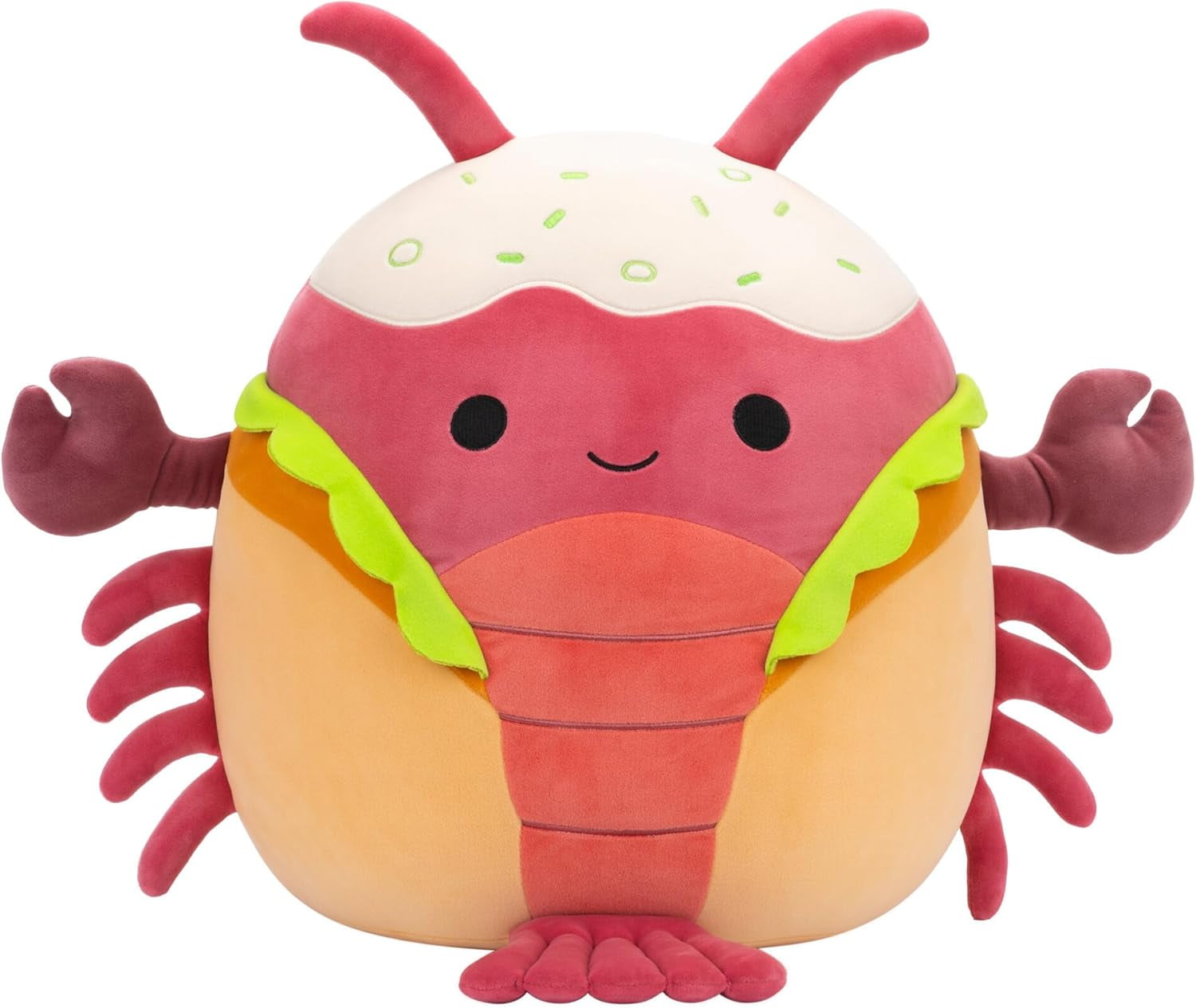 Squishmallows Original 16" Lorono Lobster Plush in Lobster Roll ...