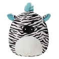 Squishmallows Original 16 inch Zeke the Zebra with Blue Mane - Child's ...