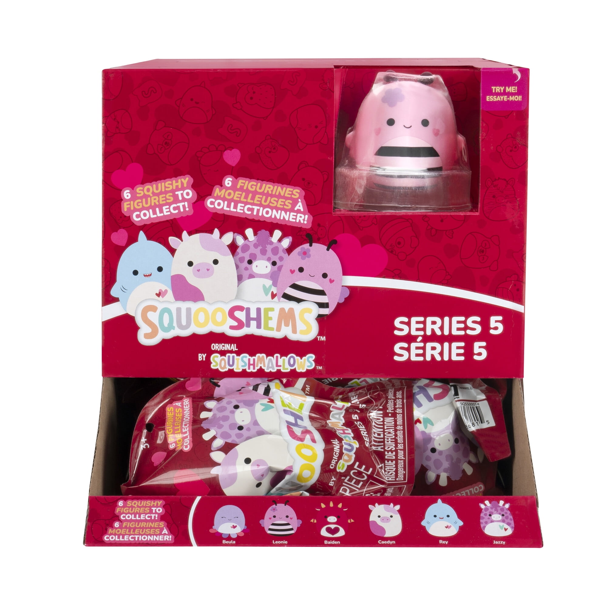 Squishmallows Original 2.5 inch Squooshems Valentine’s Day Mystery ...