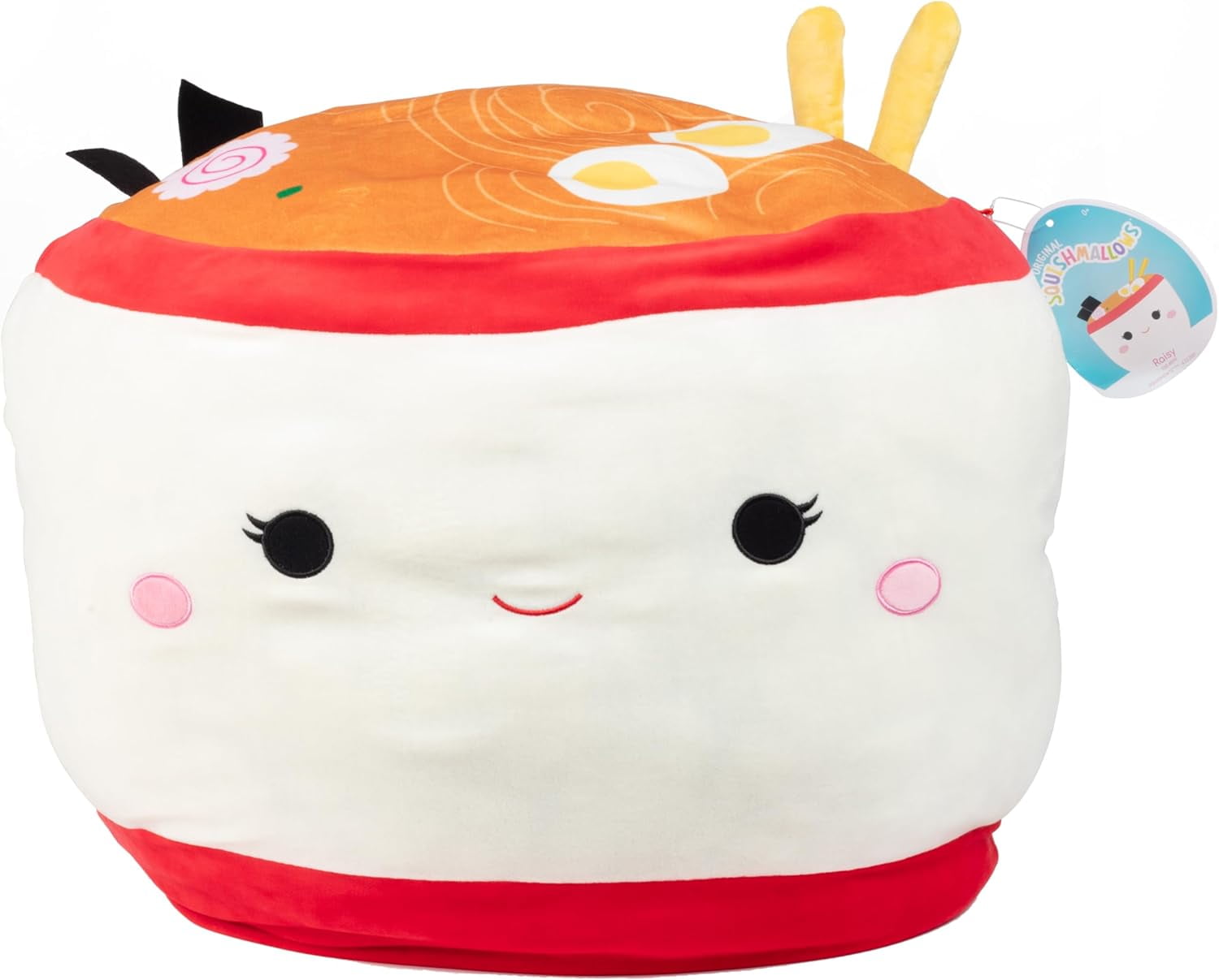 Squishmallows Original 20-Inch Jumbo Raisy The Ramen - Official ...