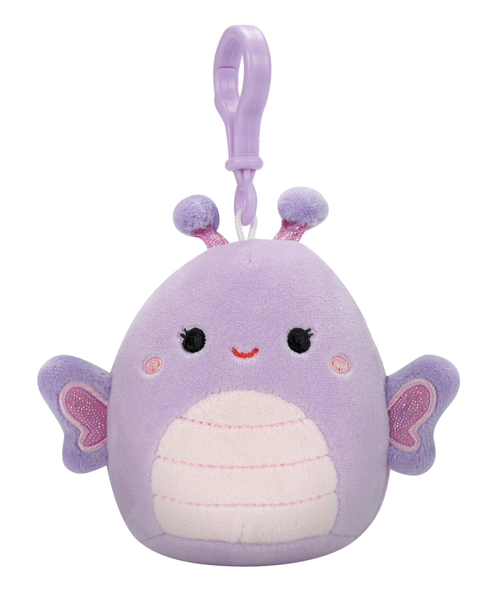 Squishmallows Wings 3.5" Clip-On Brenda The Butterfly Squish Mellow ...
