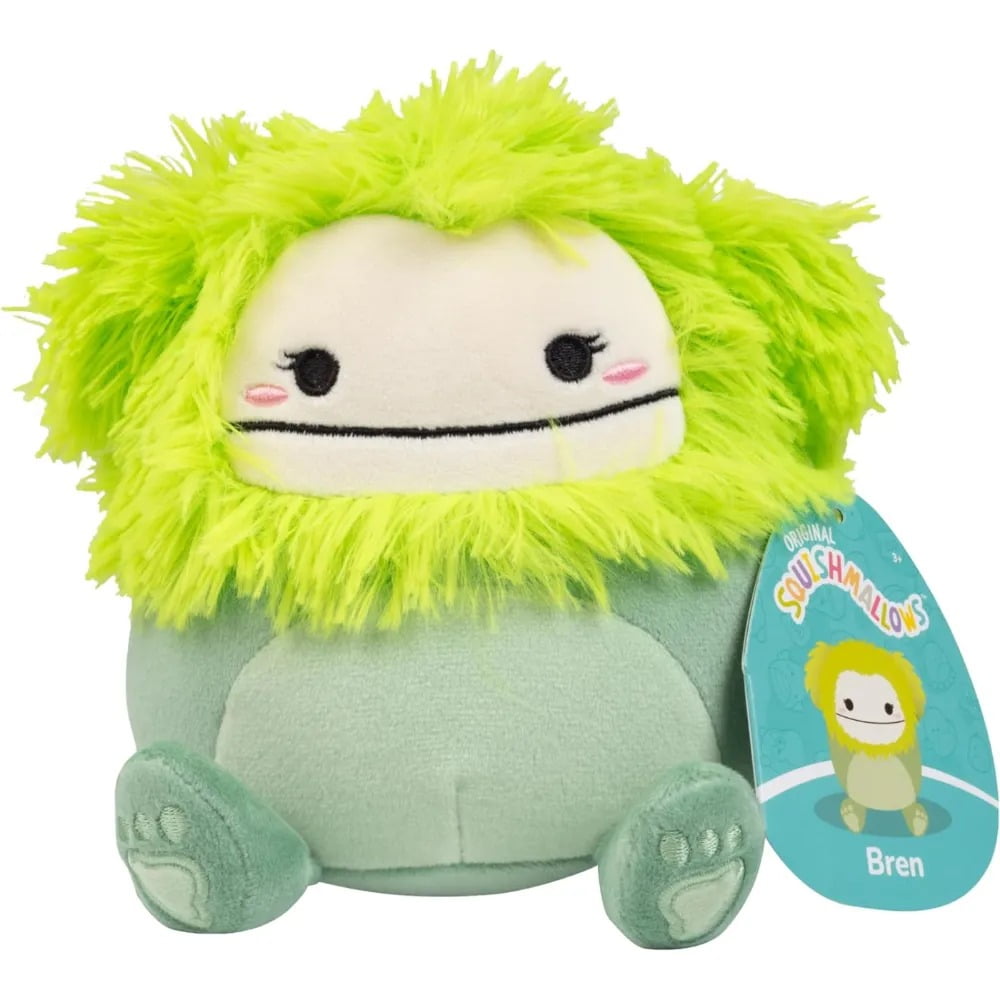 Squishmallows Original 5-Inch Bren The Bigfoot - Official Jazwares ...