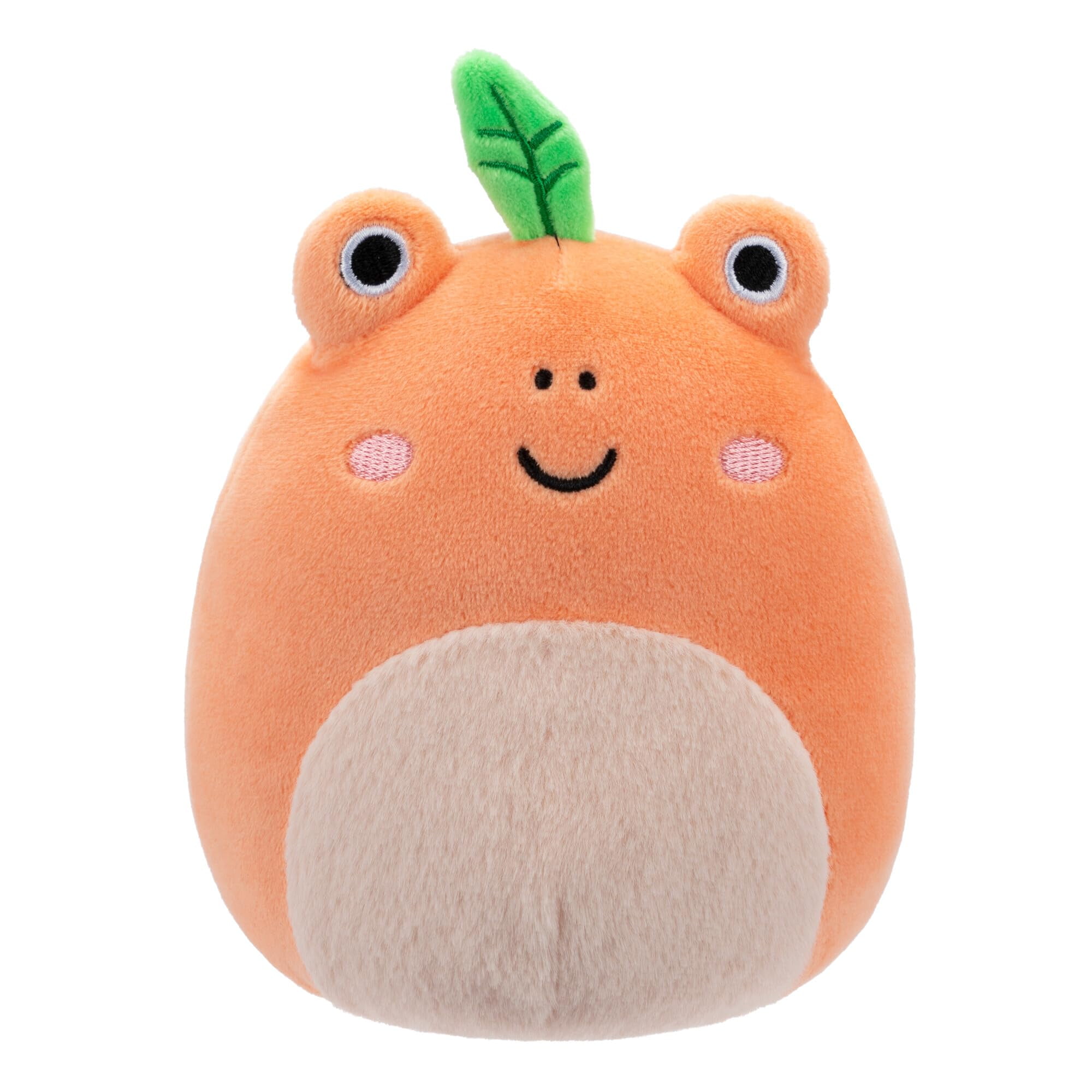 Squishmallows Original 5-Inch Fatima Peach Frog with Fuzzy Belly ...