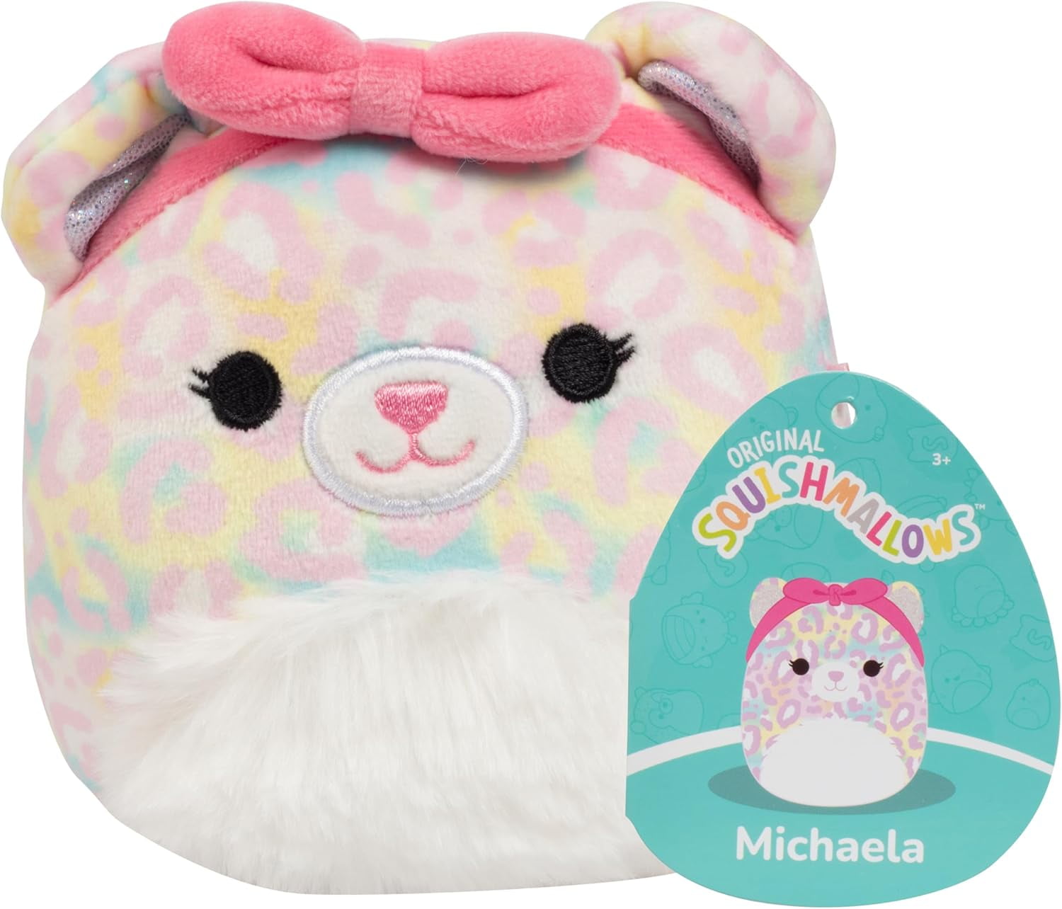 Squishmallows Original 5-Inch Michaela The Rainbow Leopard - Official ...
