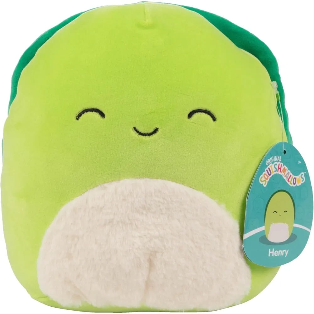 Squishmallows Original 8-Inch Henry The Turtle - Official Jazwares ...