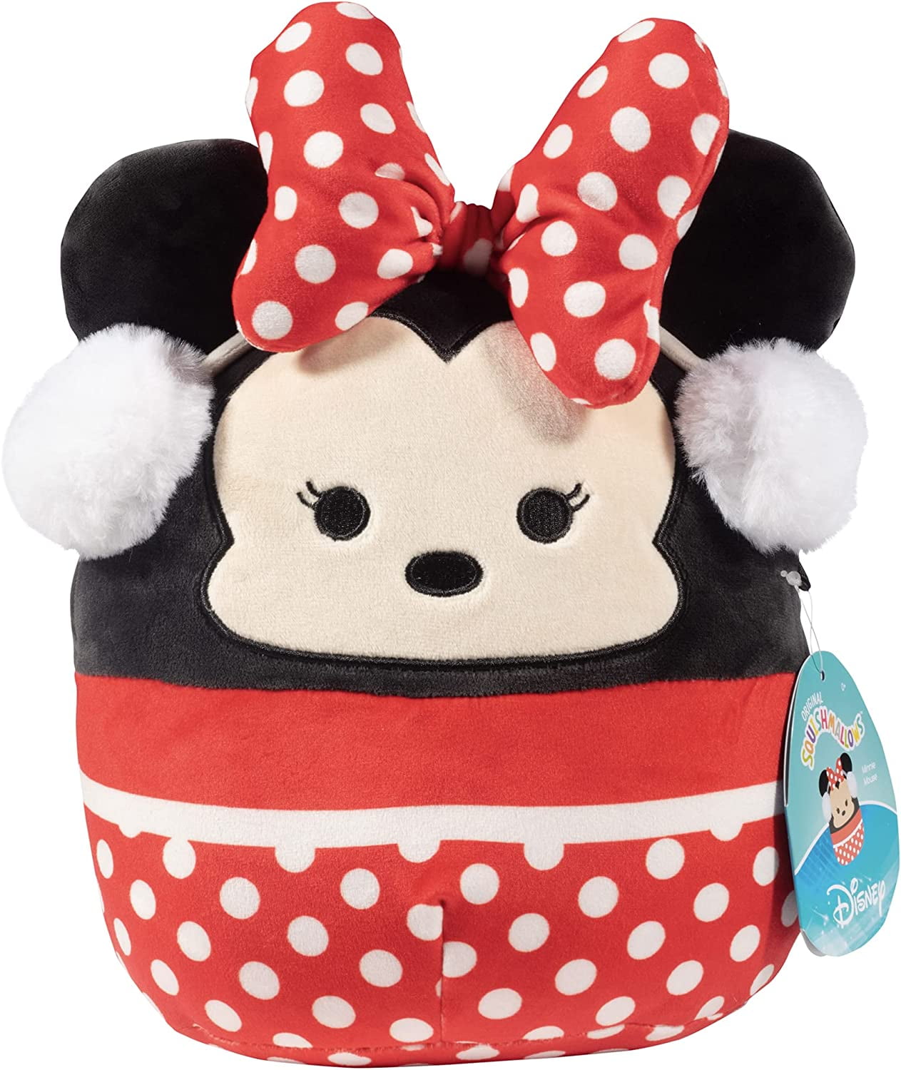 "Kellytoy Squishmallow 8"" Disney Minnie Mouse - Soft, Squishy Stuffed ...