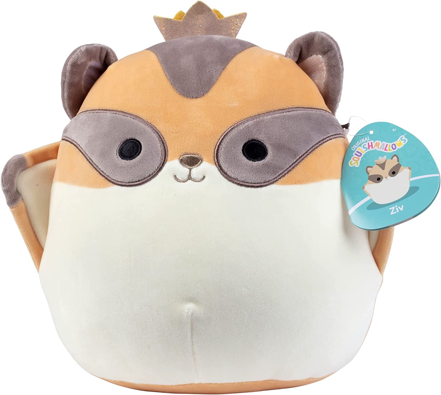 "Kellytoy Official 8"" Squishmallows - Ziv The Sugar Glider, Soft ...