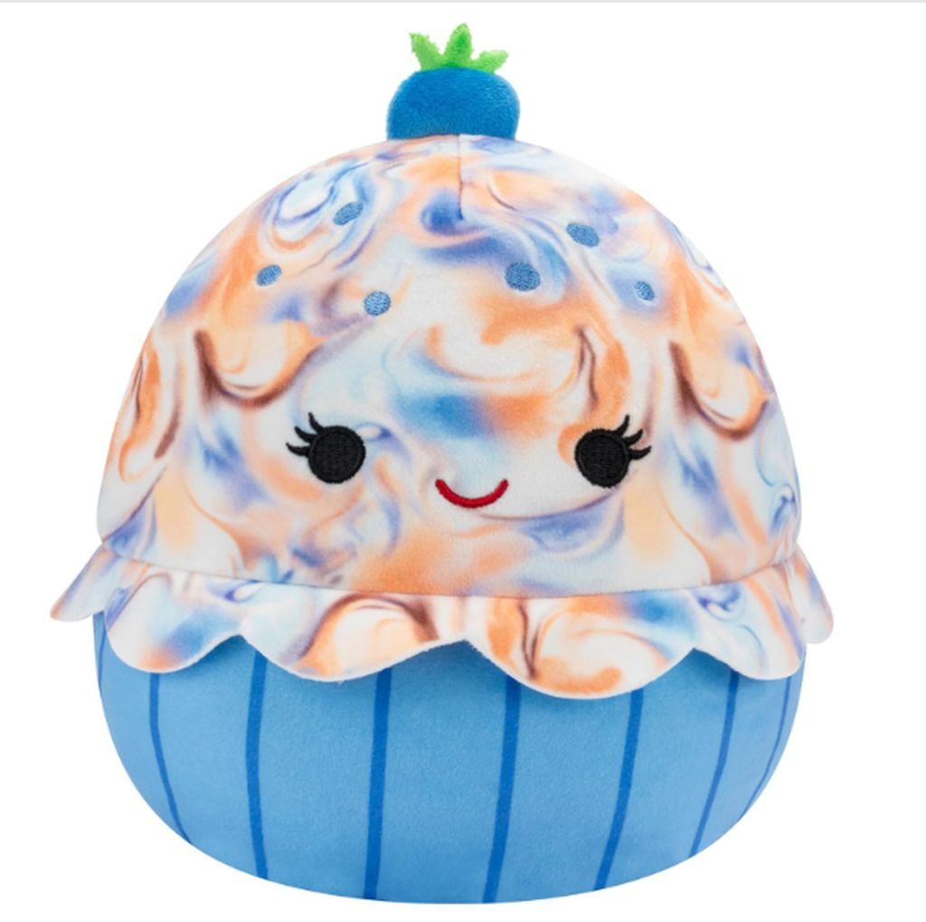 Squishmallows Original 8" Maudi Marbled Blueberry Cupcake with Blue ...