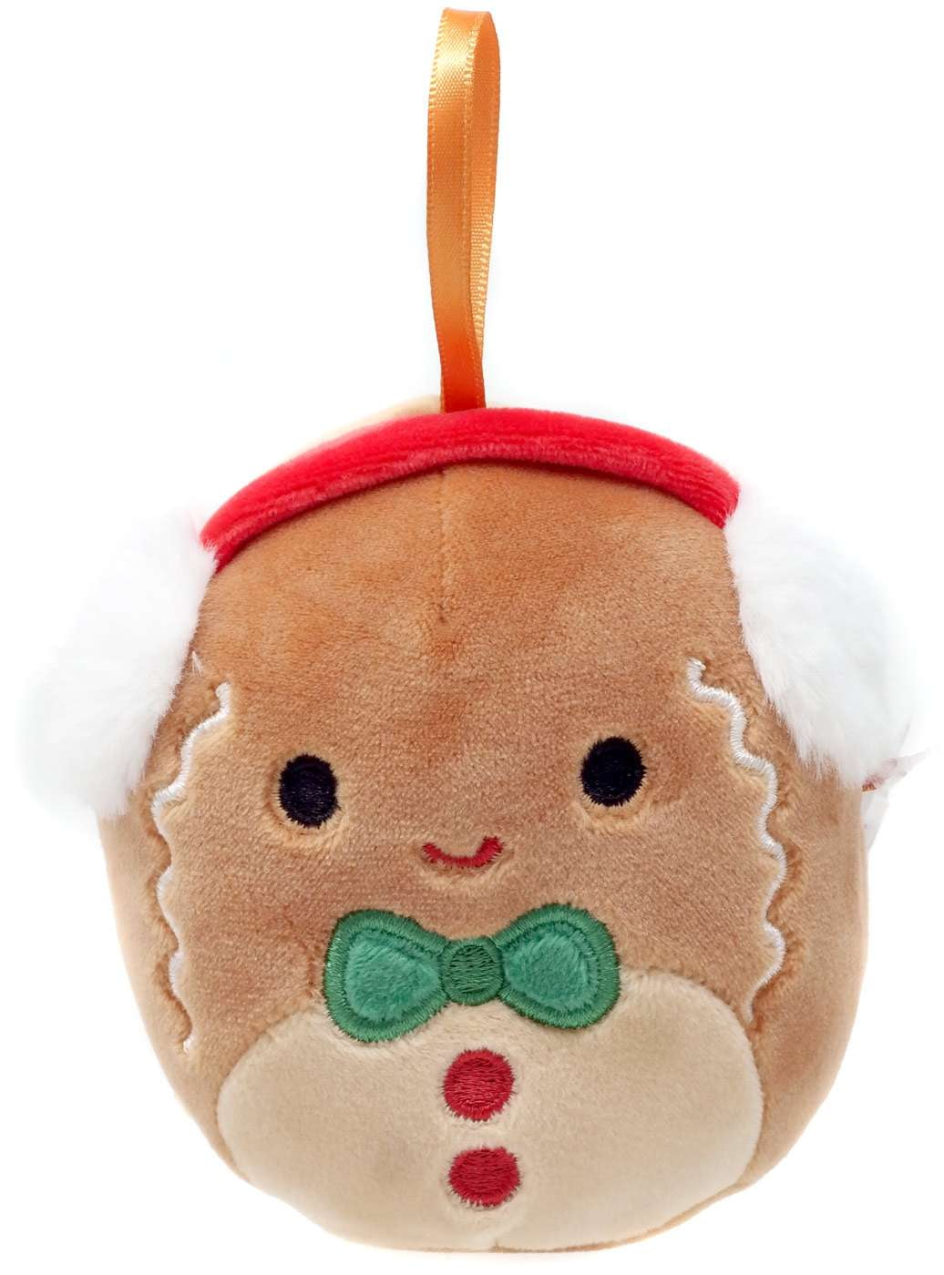 Squishmallows Jordan the Gingerbread Man Plush, Winter Holiday Ornament ...