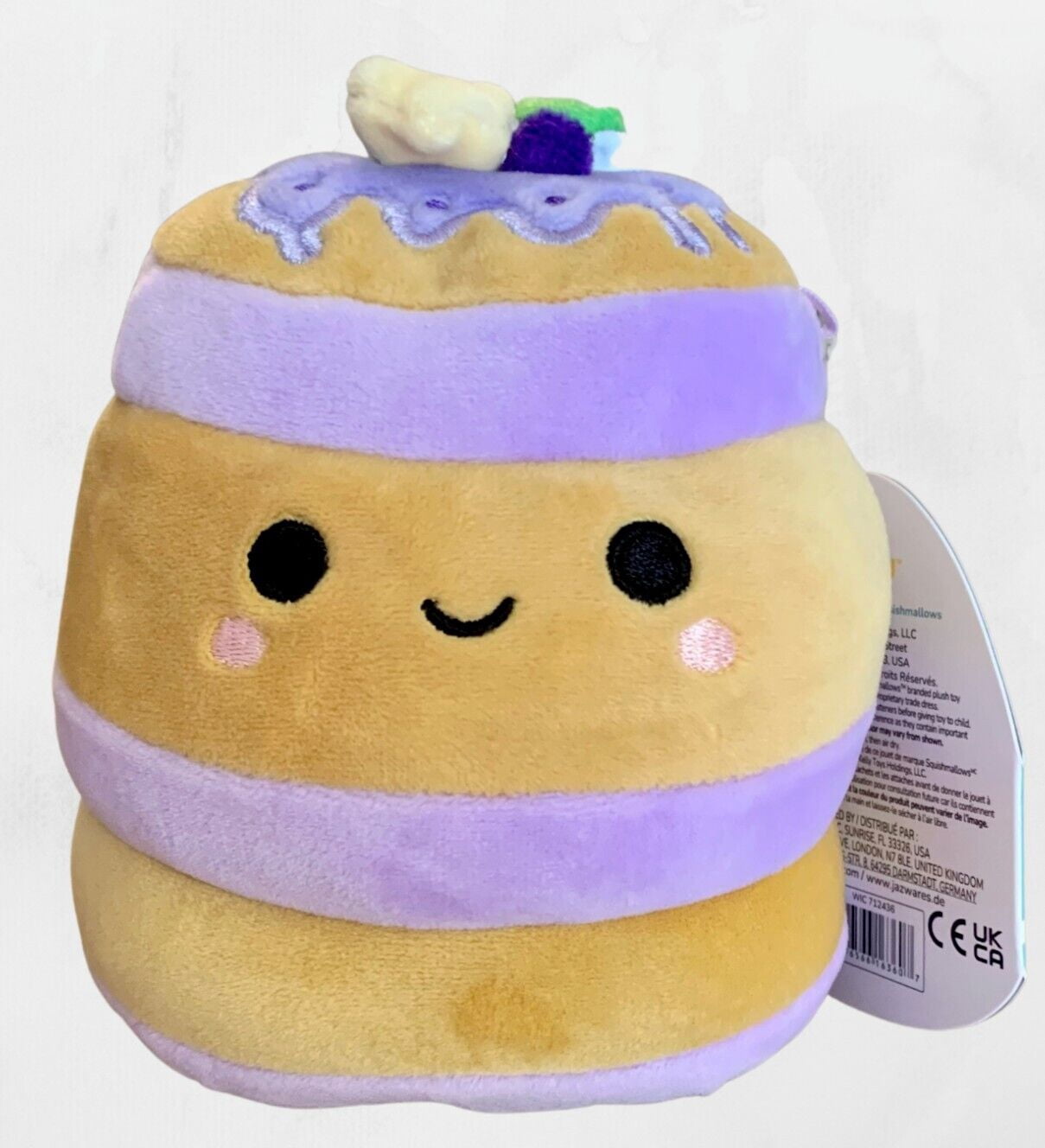 Squishmallows Paden the Blueberry Pancake 8" - Walmart.com