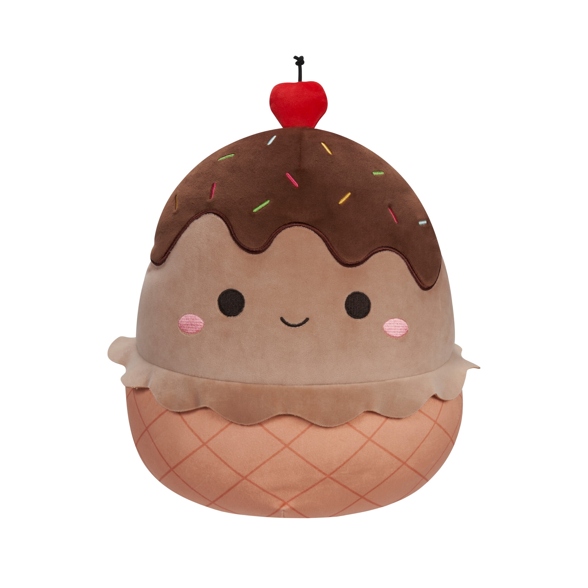 Squishmallows Plush 16 inch Marta Chocolate Ice Cream Sundae - Childs ...