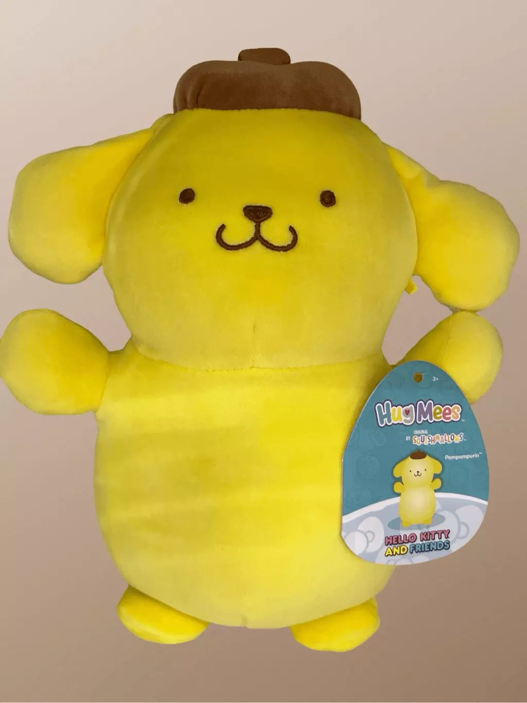 Squishmallows PomPomPurin Sanrio Hugmees 8” Limited Edition Plush ...