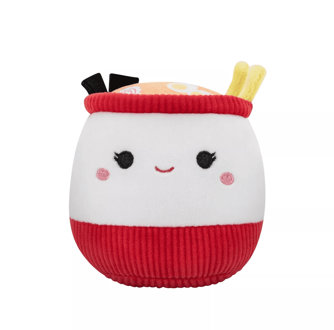 Squishmallows Raisy the Ramen Cup Squeaky Dog Plush Toy - Walmart.com
