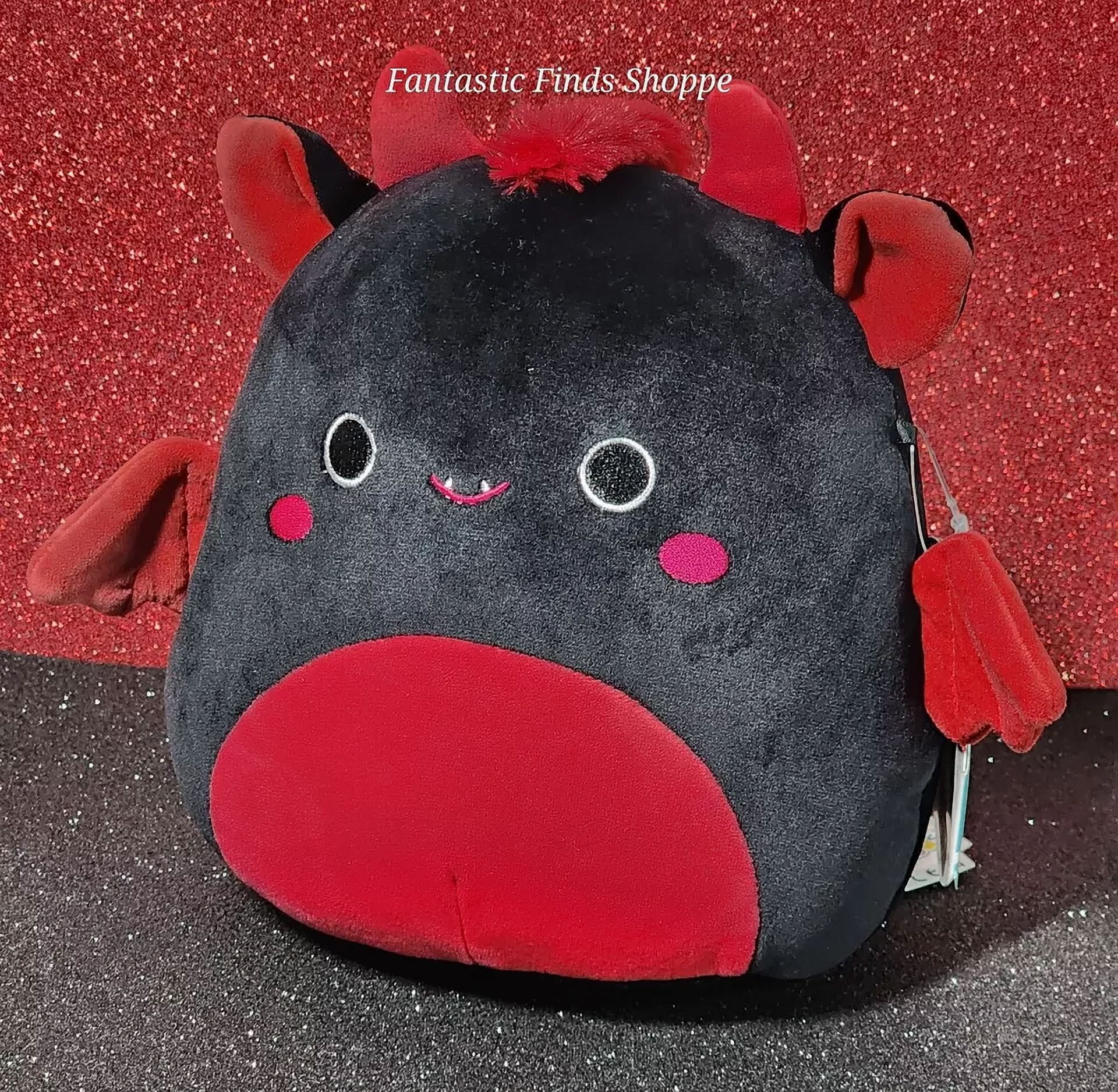 Squishmallows Rebecca the Black Jersey Devil Vampire Bat 8" NWT ...