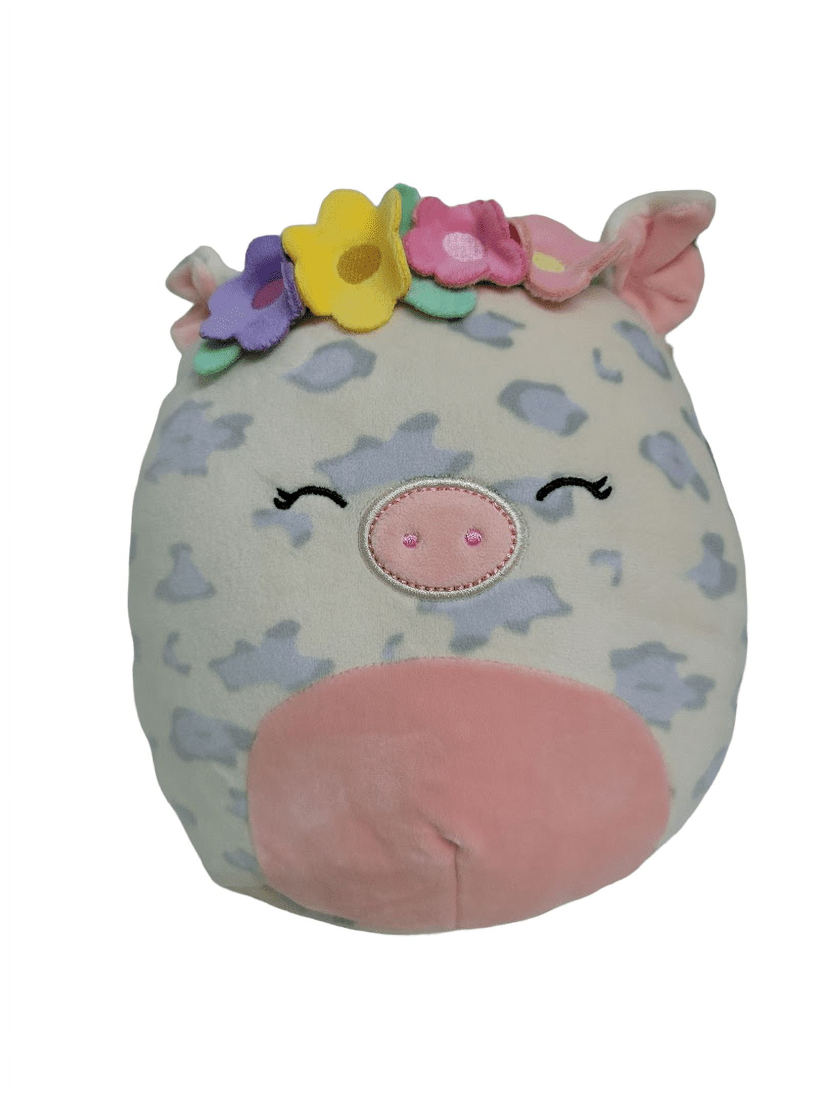 Squishmallows Rosie the Pig, 8" Super Soft Plush Toy with Flower Crown ...