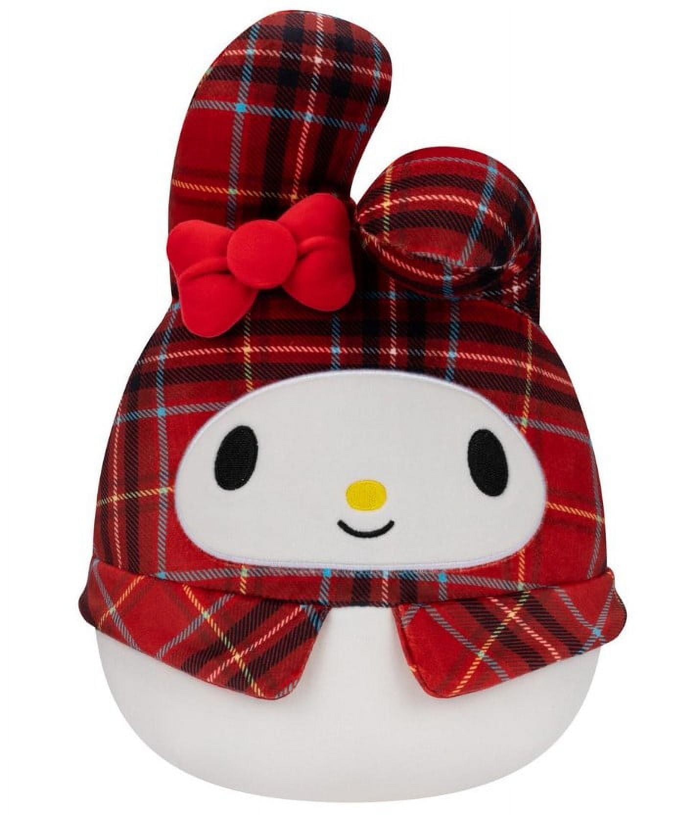 Squishmallows Sanrio Hello Kitty Plaid Collection - My Melody 8" Red ...