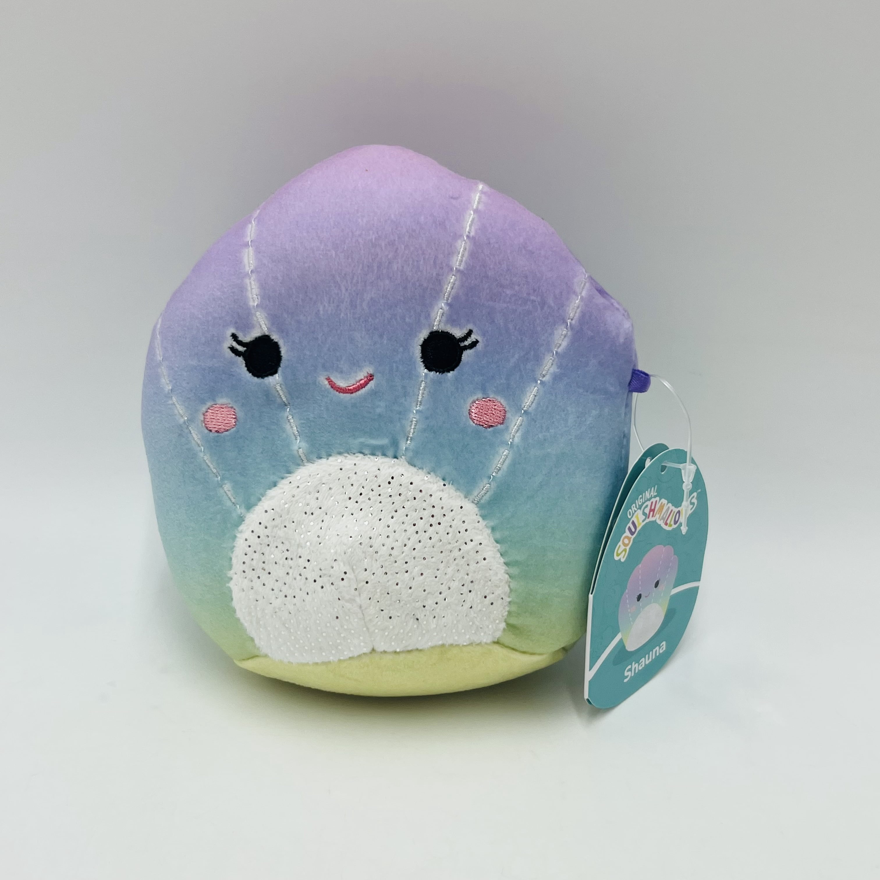 Squishmallows Sauna 5" Sea Shell Plush Stuffed Animal Kellytoy ...