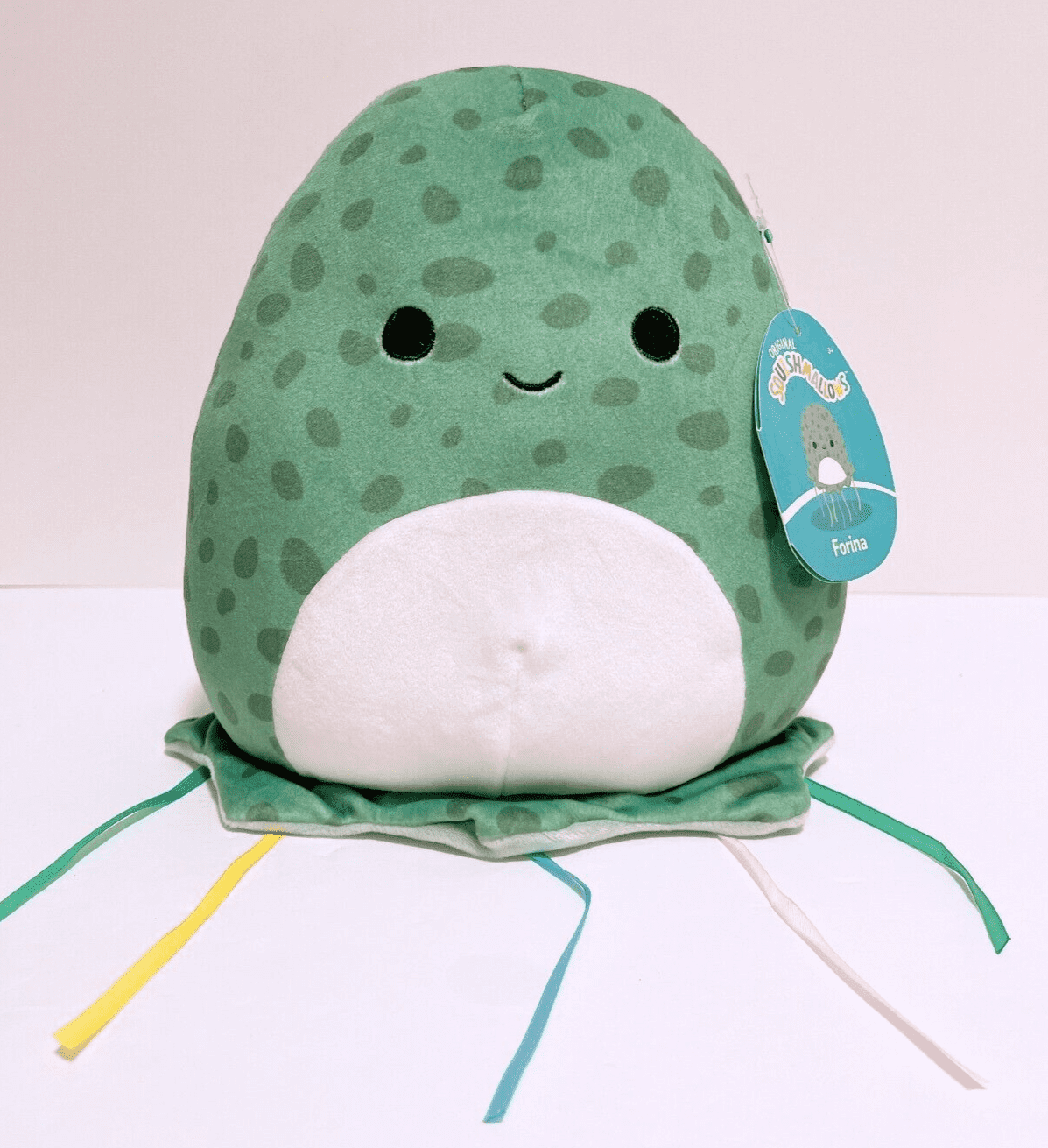 Squishmallows Sealife Animal 8" Forina the Green Jellyfish Plush Doll ...