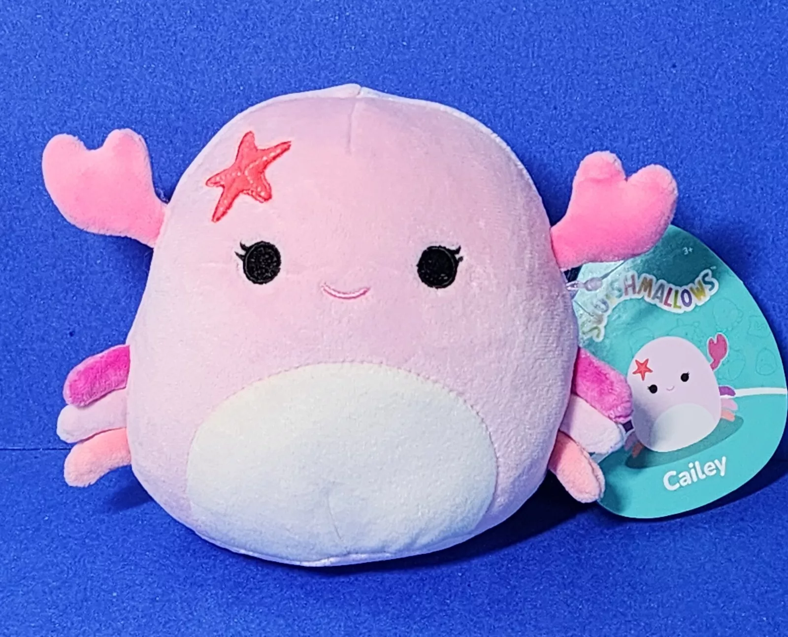 Squishmallows Sealife Squad Cailey the Pink Crab Star 5" NWT - Walmart.com