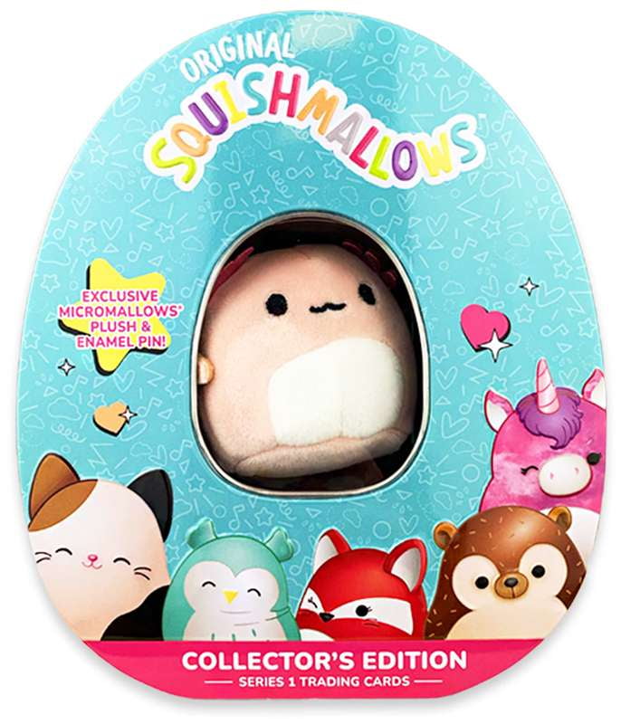 Squishmallows Series 1 Trading Cards Archie the Axolotl Collector Tin ...