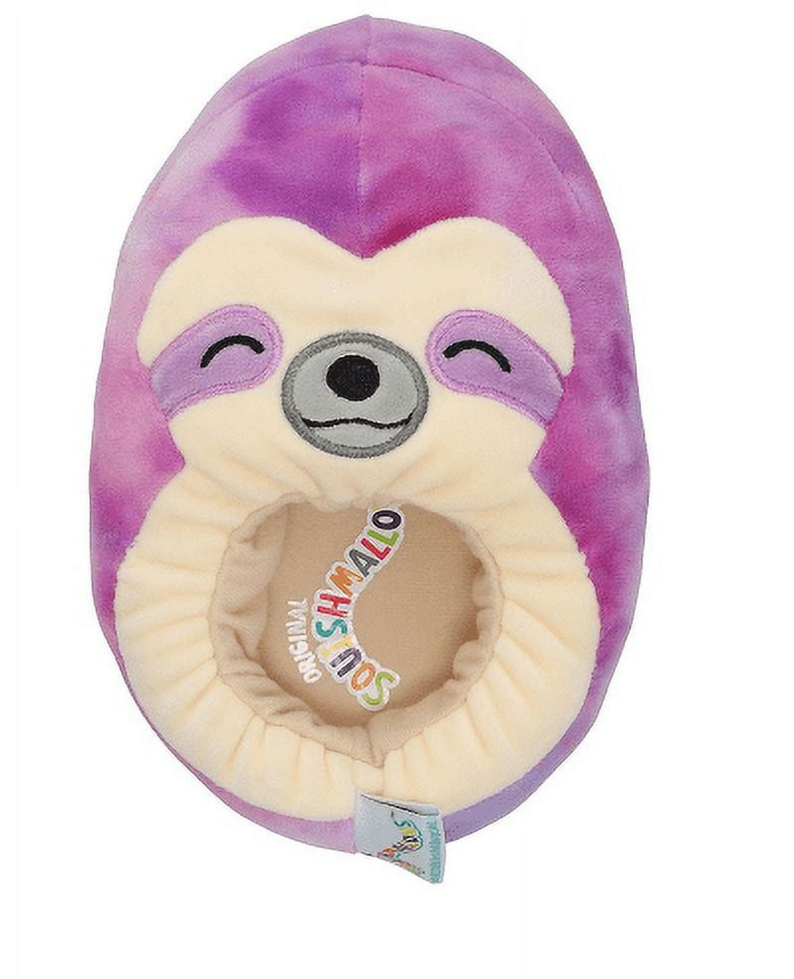 Squishmallows Official Sharie the Sloth Bigger Size Adult Slippers (8/9 ...