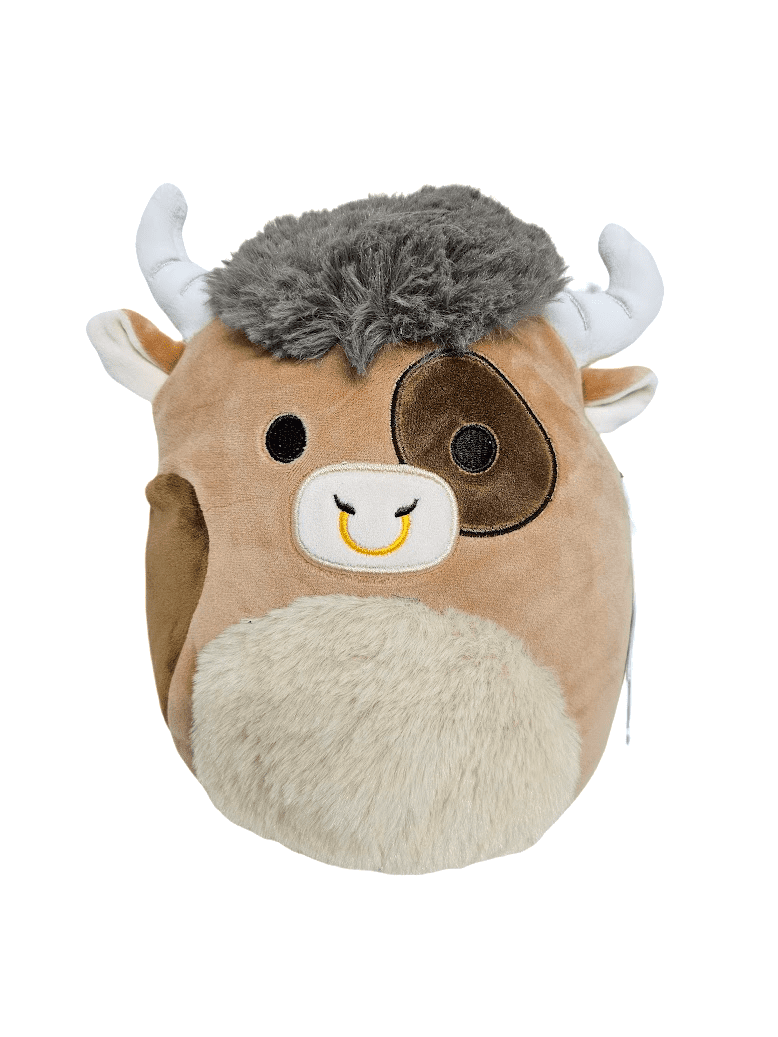 Squishmallows Shep The Brown Spotted Bull 7.5" Stuffed Plush - Walmart.com