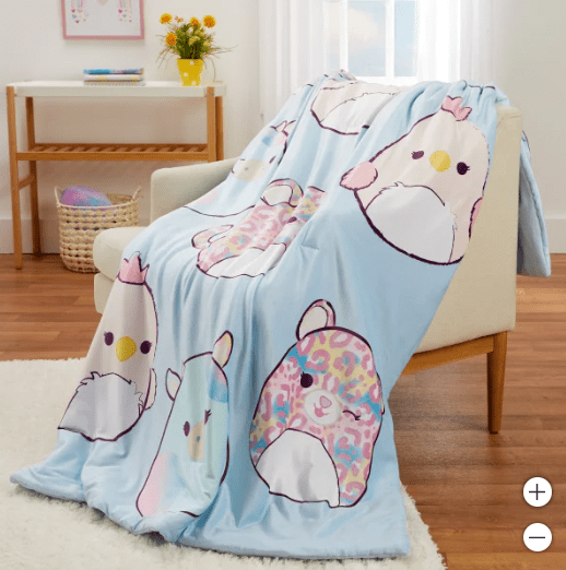 Squishmallows Snuggle Throw Blanket, Sweet As Squish - Walmart.com