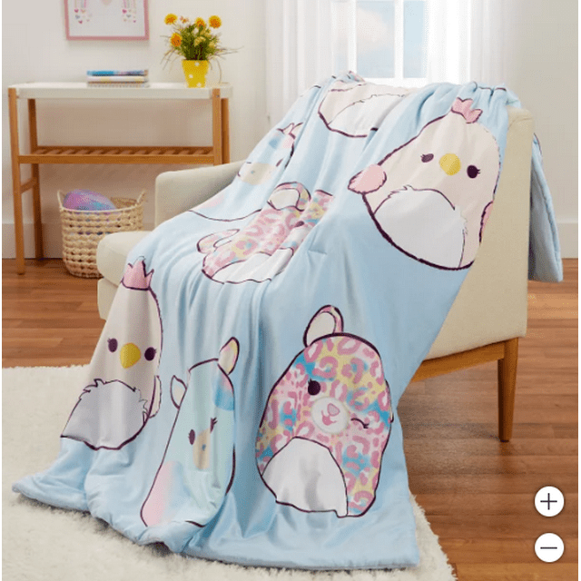 Squishmallows Snuggle Throw Blanket, Sweet As Squish - Walmart.com