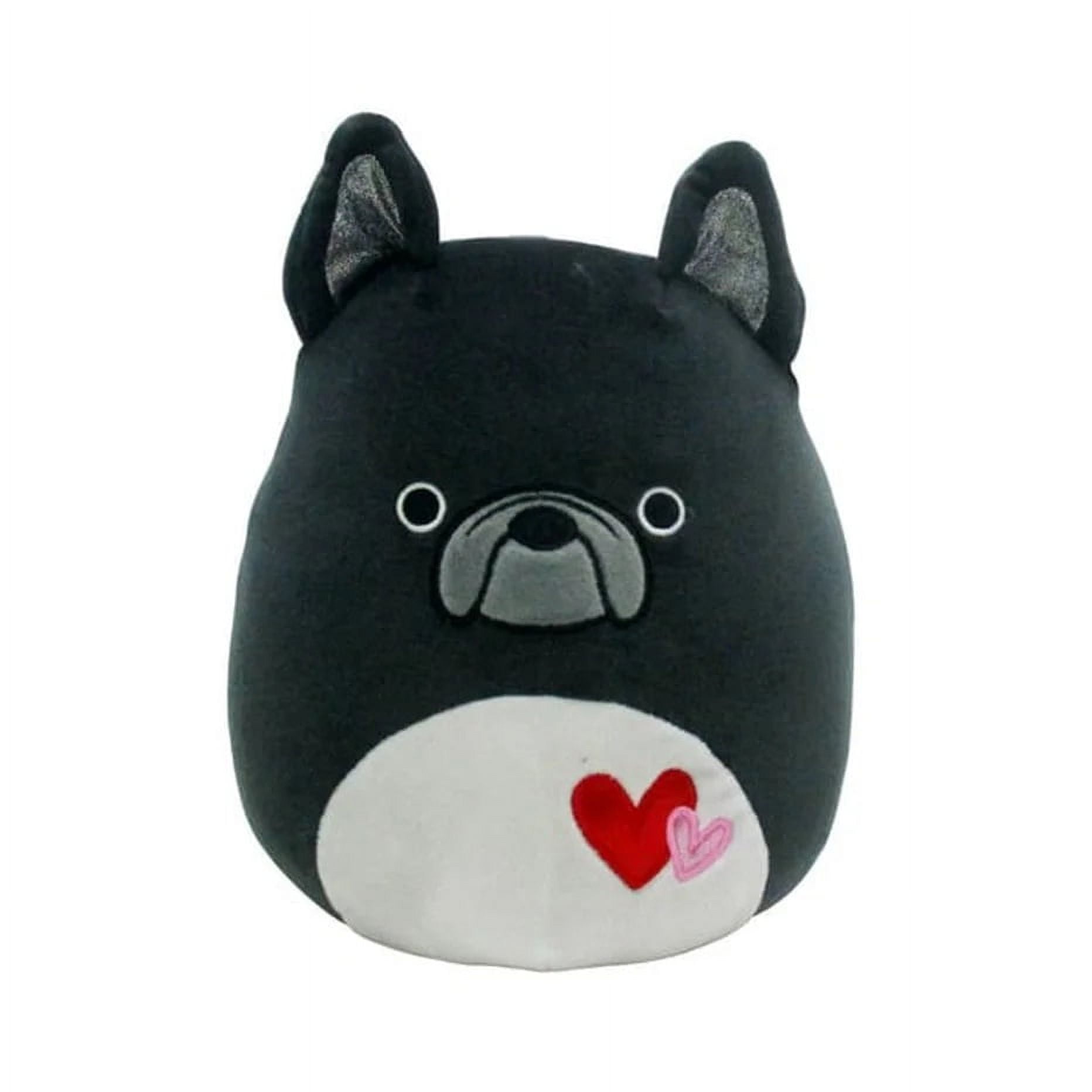 KellyToy Squishmallows 8" Rhett the French Bulldog with Hearts ...