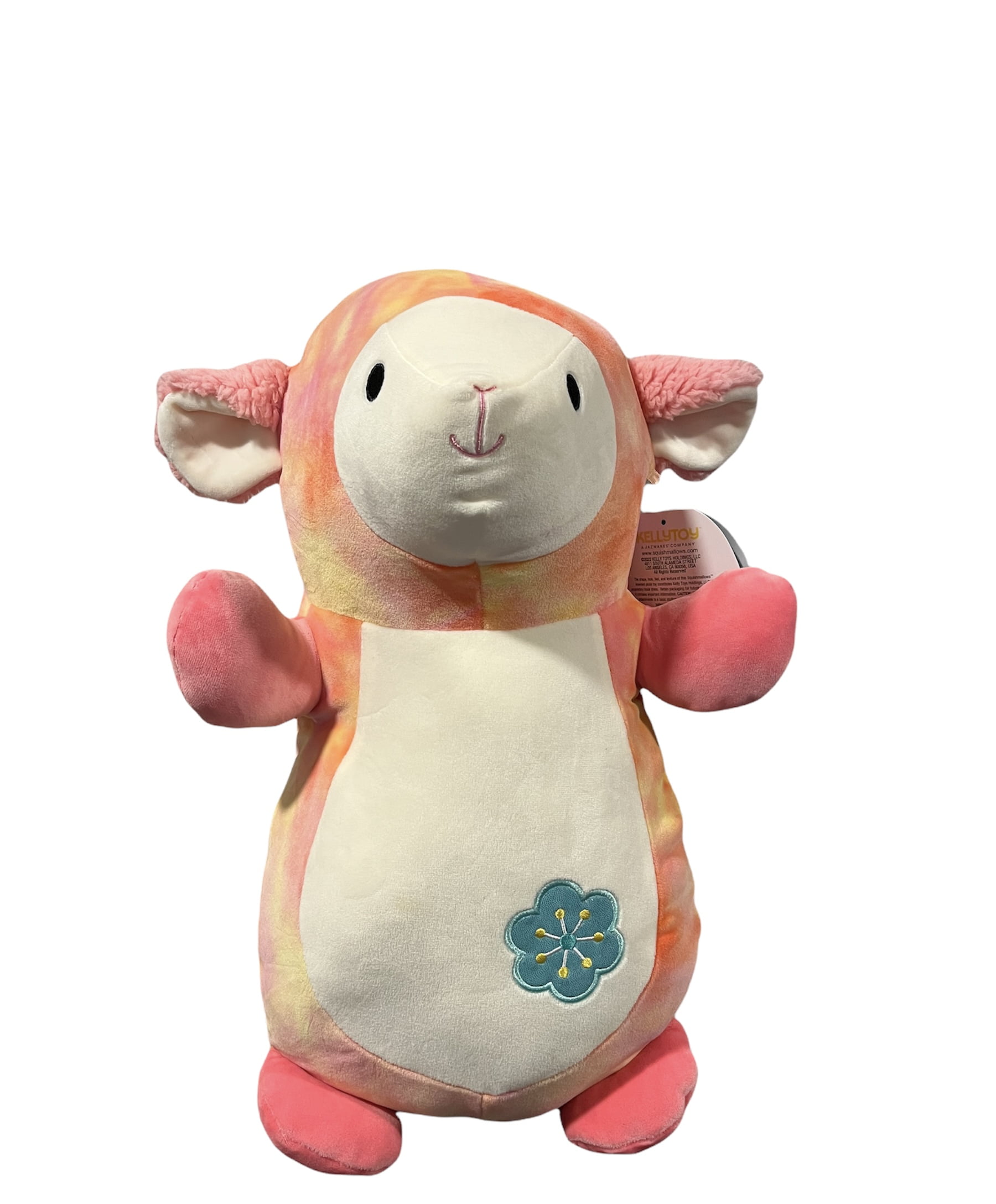 Squishmallows Official Kellytoy 18" Yus the Sheep HugMees Plush Toy ...