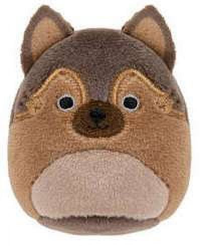 Squishmallows Squishville Mario the Dog Mini Plush, Soft Brown Stuffed ...