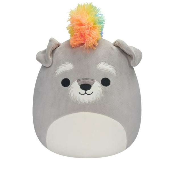 Squishmallows Squish-Doos 10-inch May Grey Schnauzer with Rainbow ...