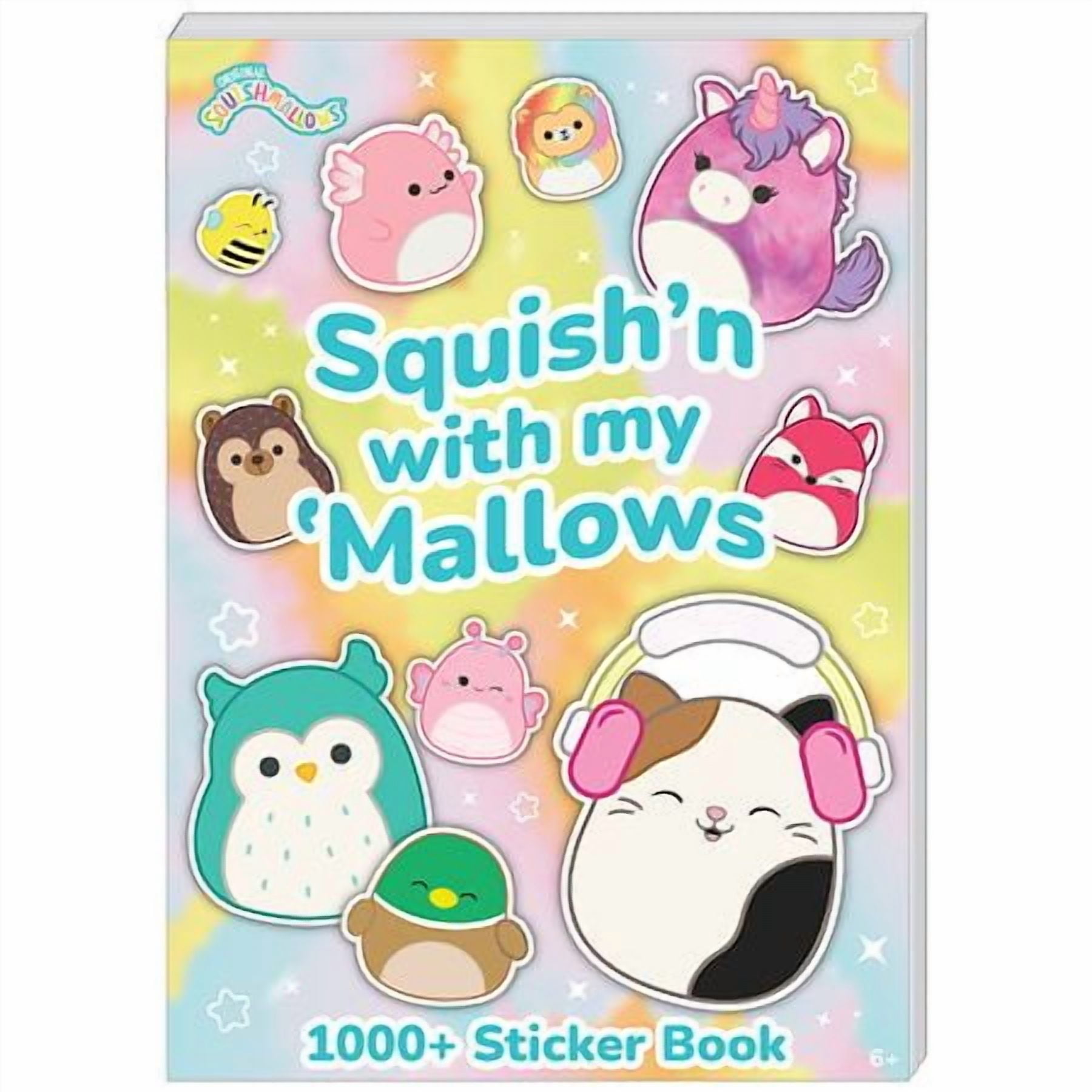 Squishmallows Squish with My Mallows 1000+ Sticker Book - Walmart.com