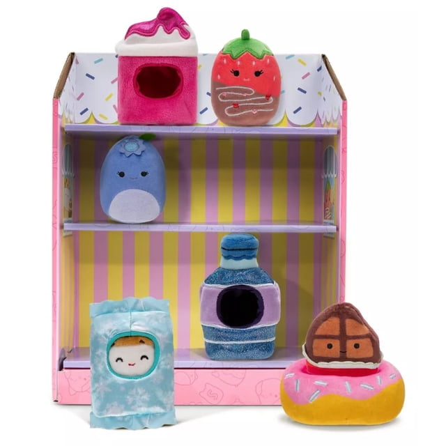 Squishmallows Squishville Grub Hub Plush Accessory Set - Walmart.com