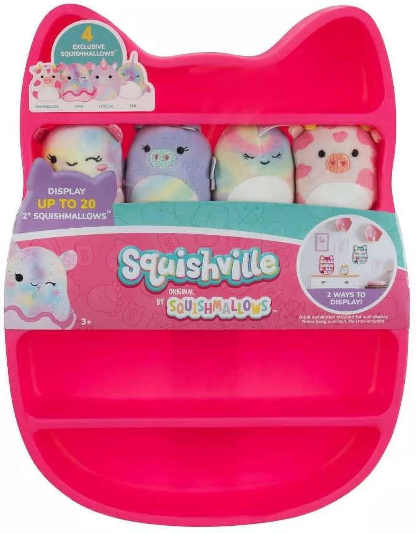 Squishville Squishy Storage Play & Display Case with 4 Squishmallows by ...