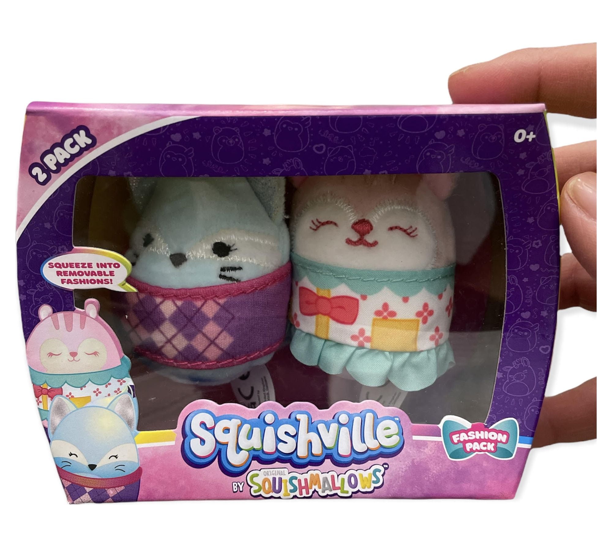 Squishville by Squishmallow Multipack Box Set - Amina and Florence - 2 ...