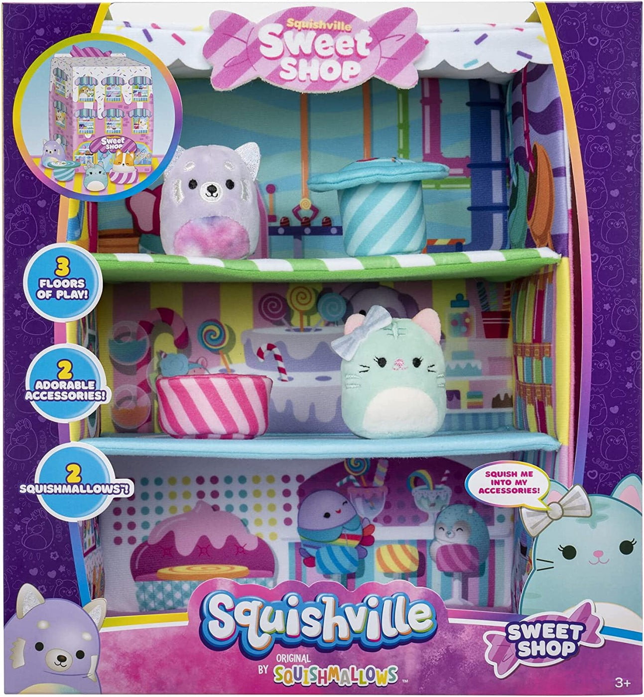 Squishmallows Squishville! Sweet Shop Mini Plush Toy Playset - Walmart.com