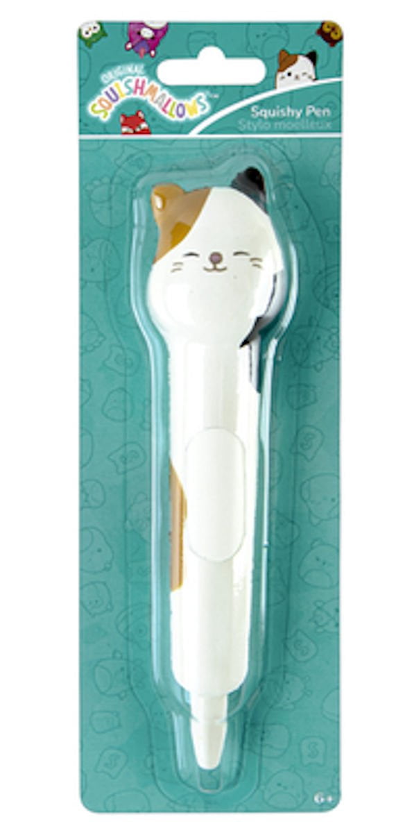 Squishmallows Officially Licensed Squishy Pen, Cam the Cat, Black Ink ...