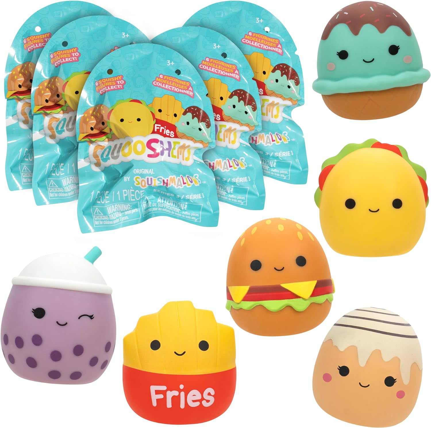 Squishmallows Squooshems: Food Series 5-Pack - Maroc | Ubuy