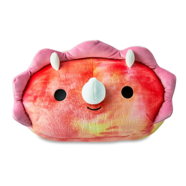 Squishmallows Stackable 12 inch Trinity The Tie-Dye Triceratops - Child ...