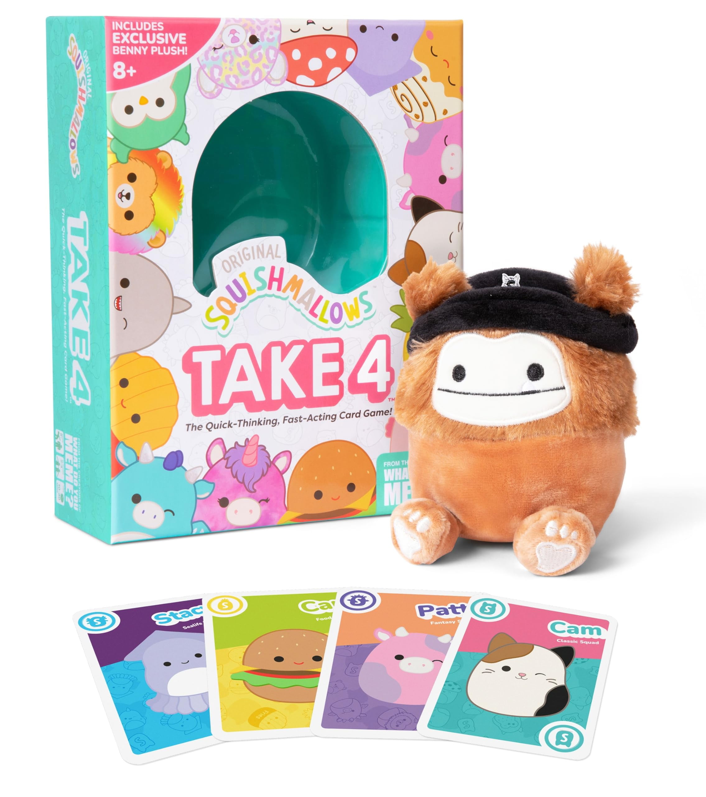 Squishmallows Take4: The Fast-Paced Family Game by The Creators of What ...
