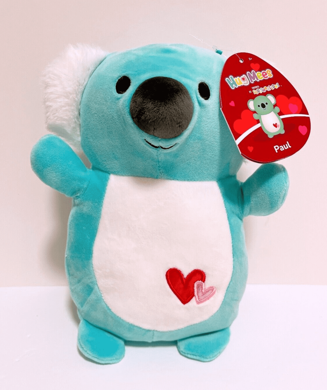 Squishmallows Valentine HugMees 10" Paul the Koala Animal Plush Doll ...