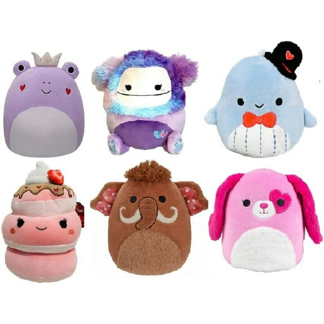 "Squishmallows Valentine's Day 5"" Mini Plush Set of 6 - Francine, Eden ...