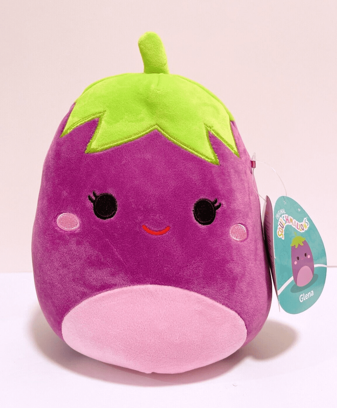 Squishmallows Veggie Squad 8" Glena the Purple Eggplant Plush Doll Toy - Walmart.com