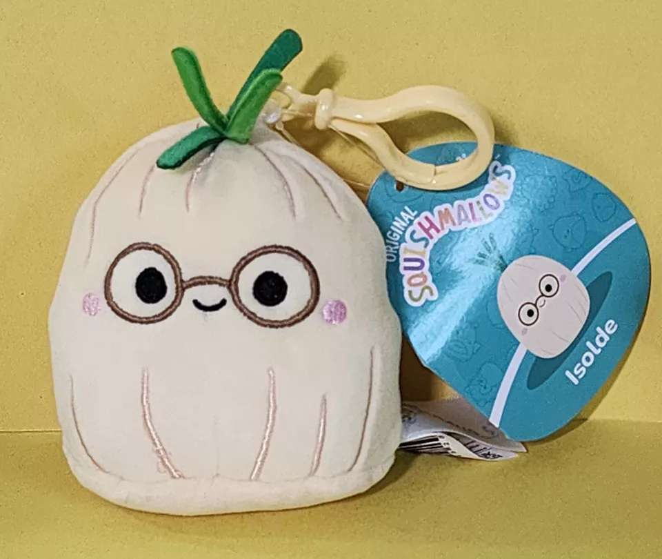 Squishmallows Veggie Squad Isolde the Onion 3" Clip-On NWT 2023 Food ...