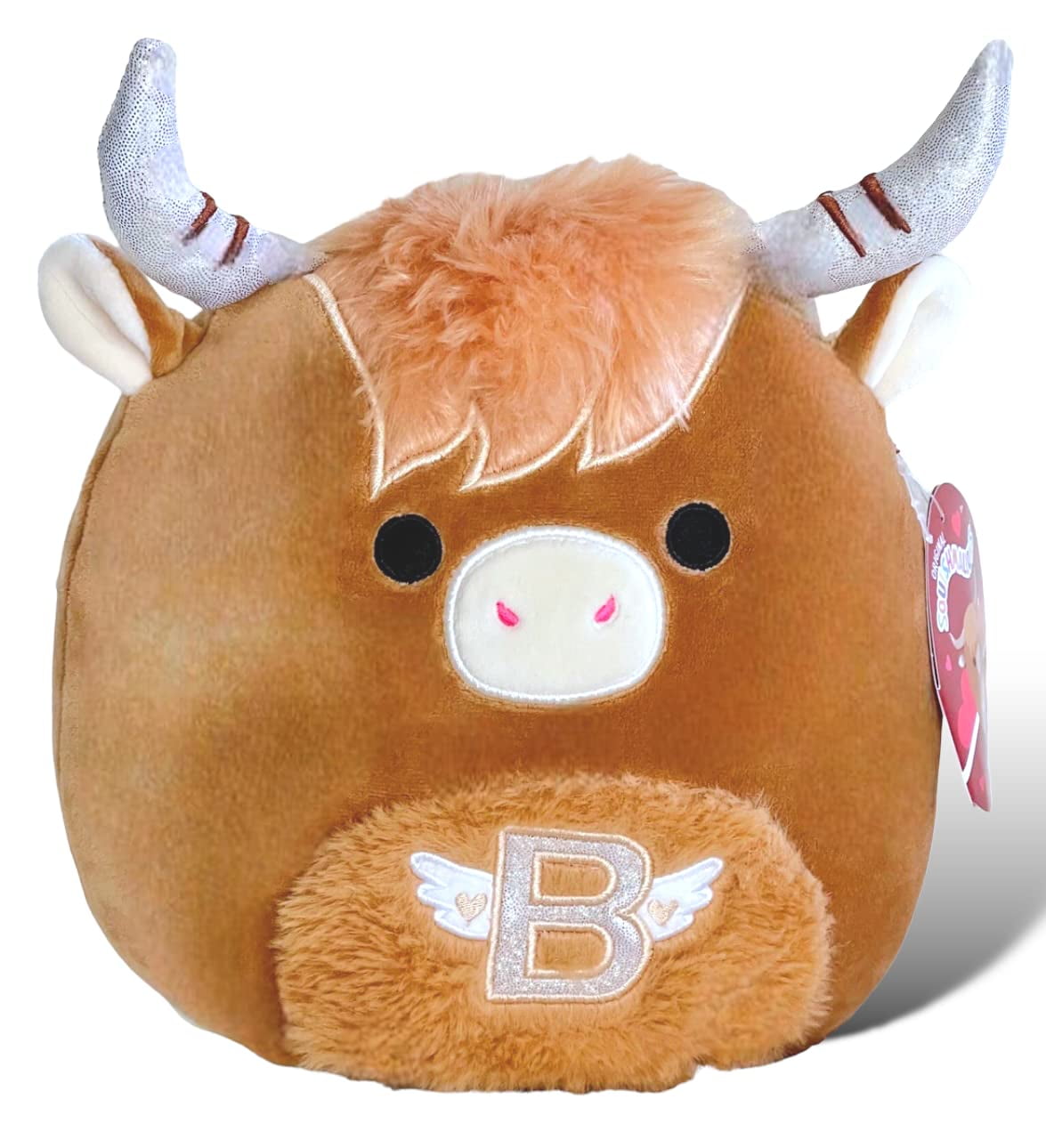 Squishmallows Wilfred Longhorn Cow Brown 8 Inch Plush Monogrammed with ...