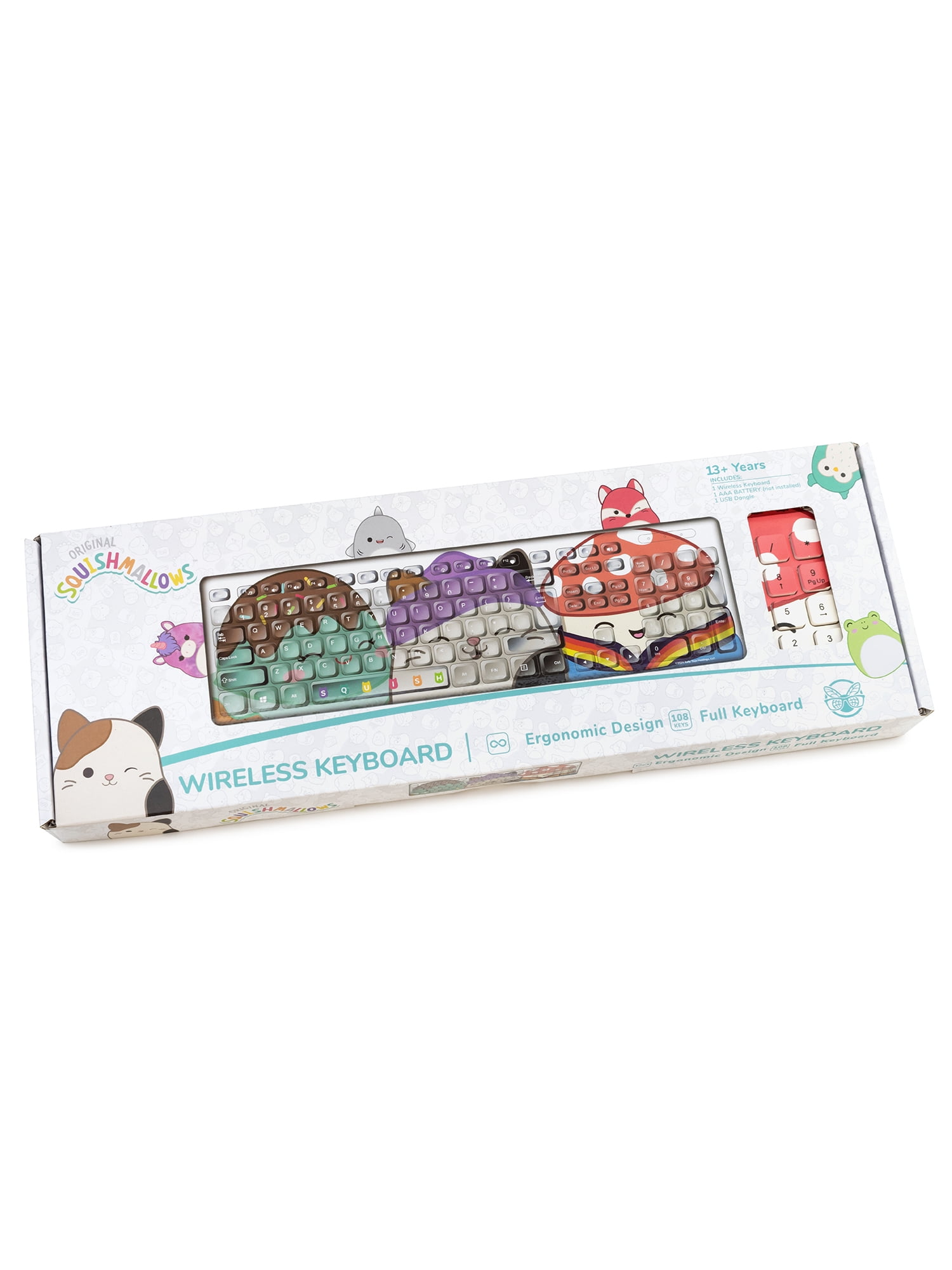 Squishmallows Wireless Standard Keyboard - Walmart.com