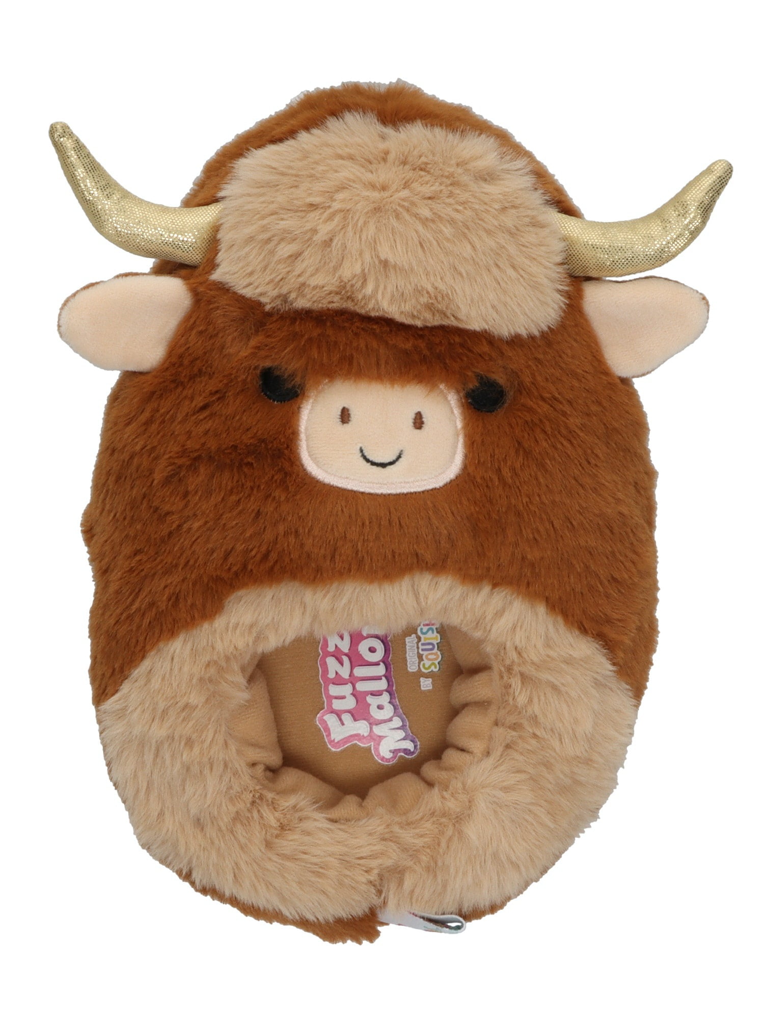 Squishmallows Women's Cozy Faux Plush Slippers with 3D Horns, Dual ...