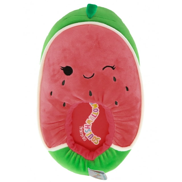 Squishmallows Women’s Wanda the Watermelon Slippers - Walmart.com